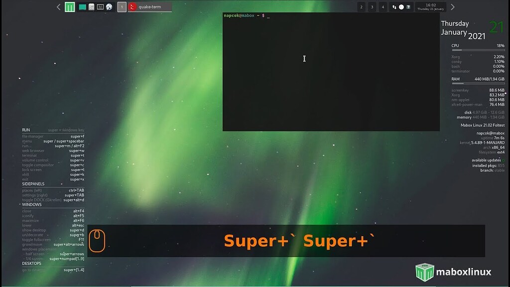 Quake-like terminal - how to change its size and position - Scripts ...
