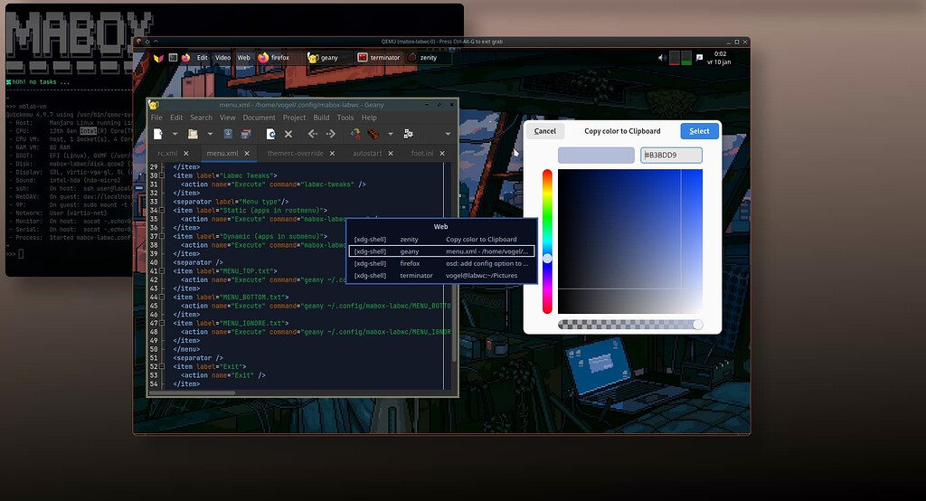 Testing labwc - Userland - Mabox Linux Forum