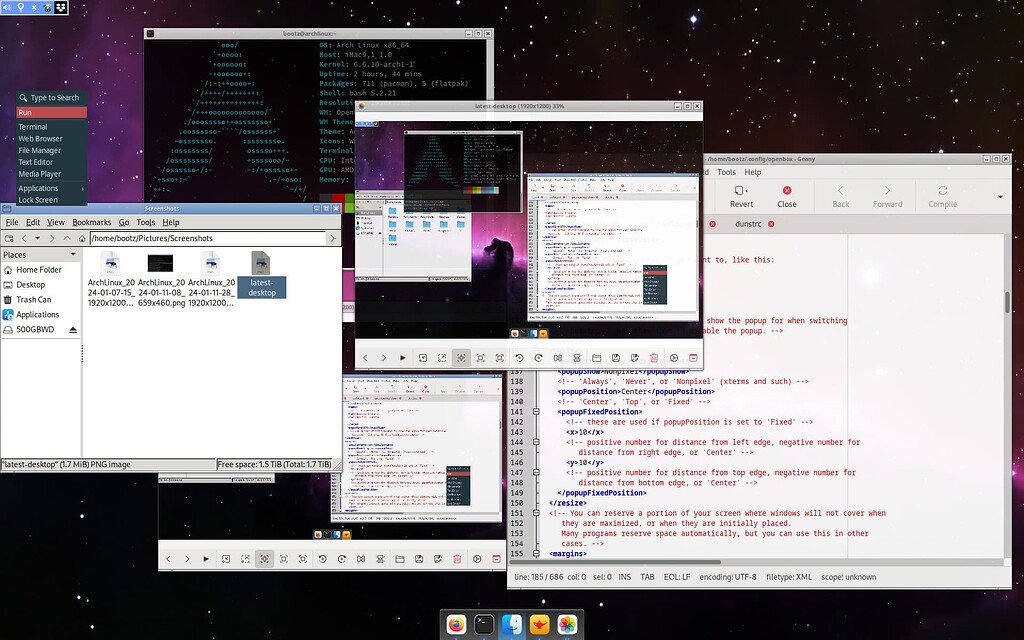 Show your desktop - January 2024 - Artwork & Screenshots - Mabox Linux Forum